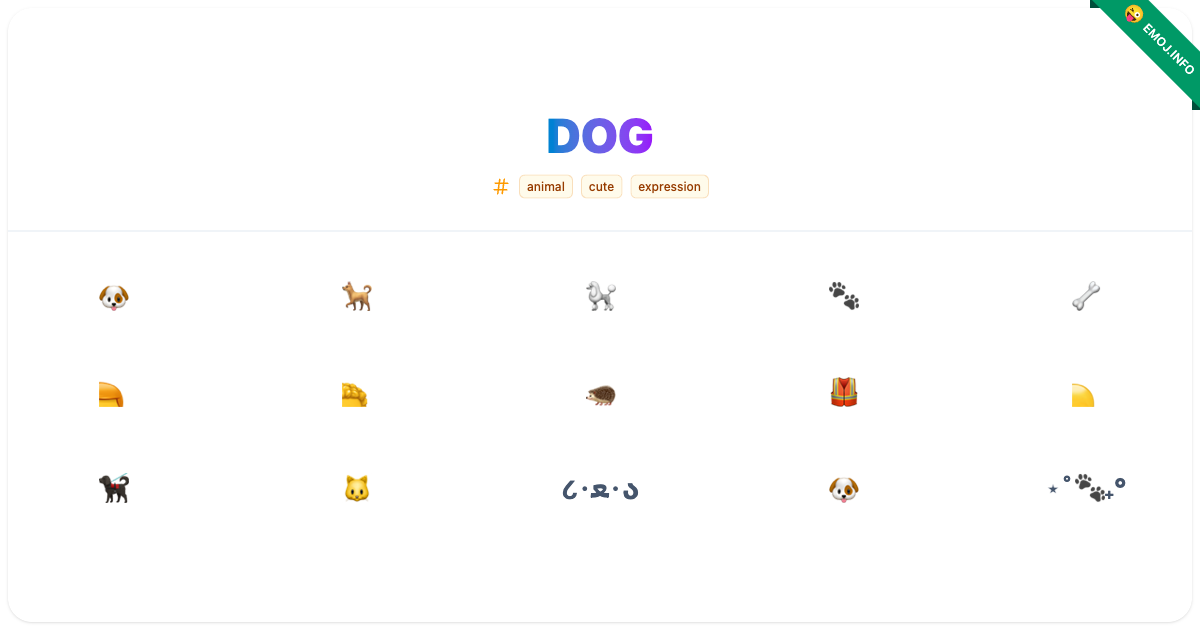 Dog Emojis 🐶 🐕 🐩 | Meaning, Copy & Paste