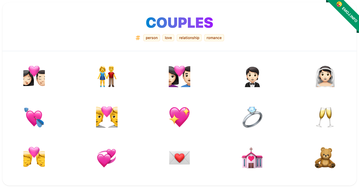 Couples Emojis 👩🏻‍ ️‍💋‍👨🏻 👫 👩🏻‍ ️‍👨🏻 | Meaning, Copy & Paste