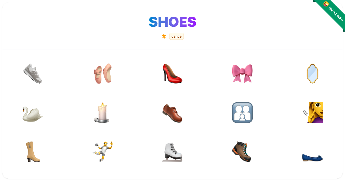 Shoes Emojis 👟 🩰 👠 | Meaning, Copy & Paste