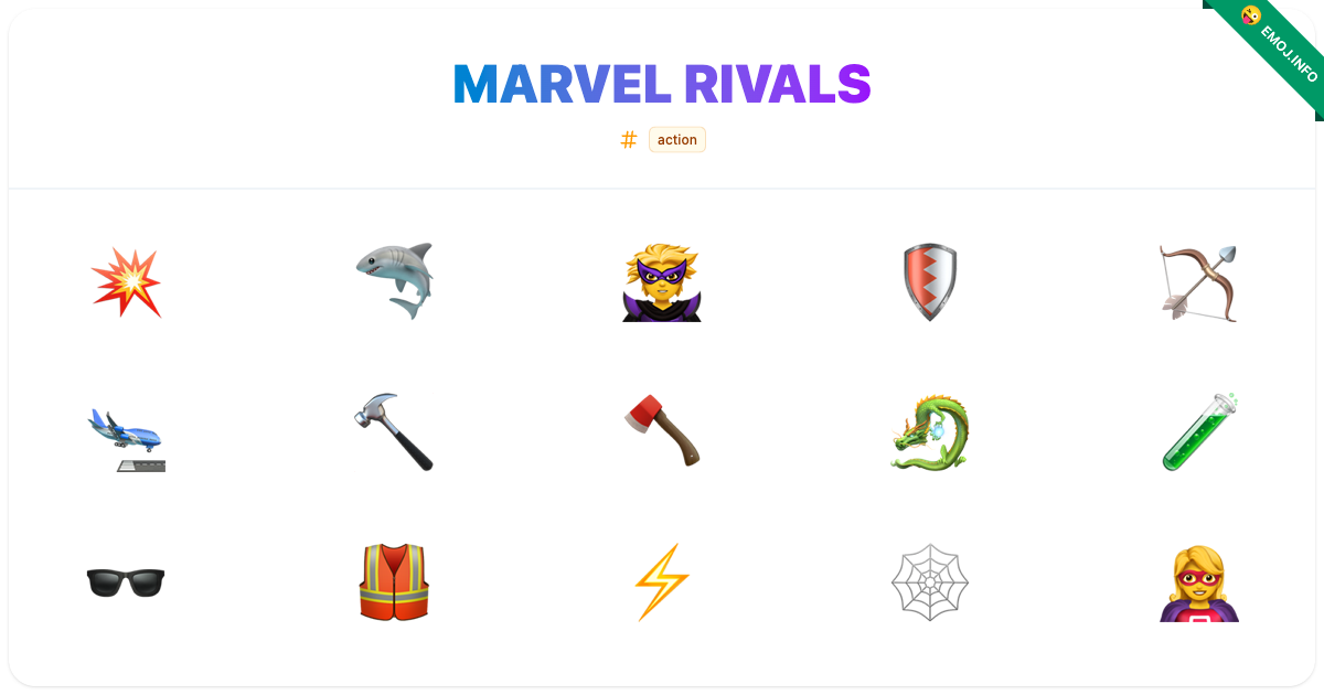 Marvel Rivals Emojis 💥 🦈 🦹 | Meaning, Copy & Paste